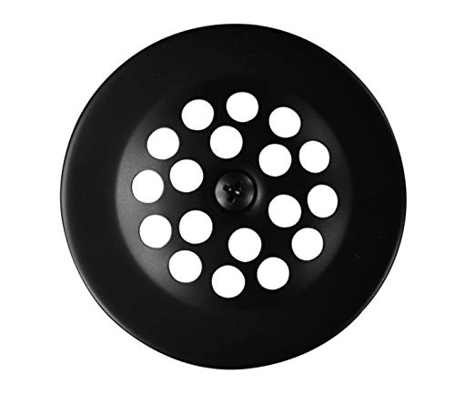 Westbrass 592244-62 White 1-1/2" Tubular Trip Lever Bath Waste Drain Kit, Matte Black