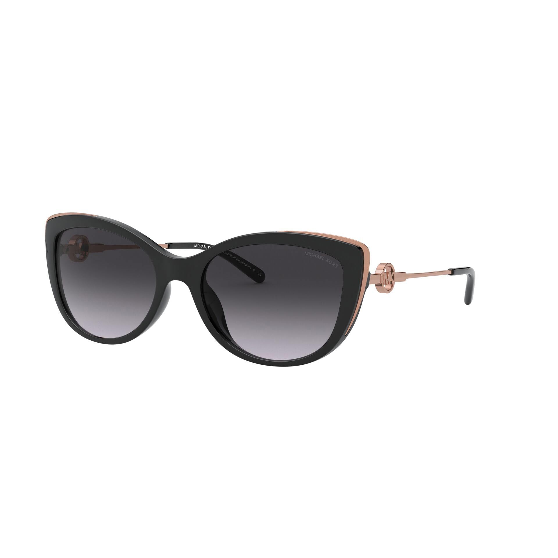 Michael Kors sunglasses for womens 55 mm South Hampton Black/Dark Grey Gradient One Size