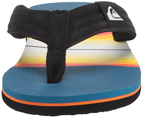 Quiksilver Men's Molokai Layback Flip Flop Sandal, Blue 4, 10