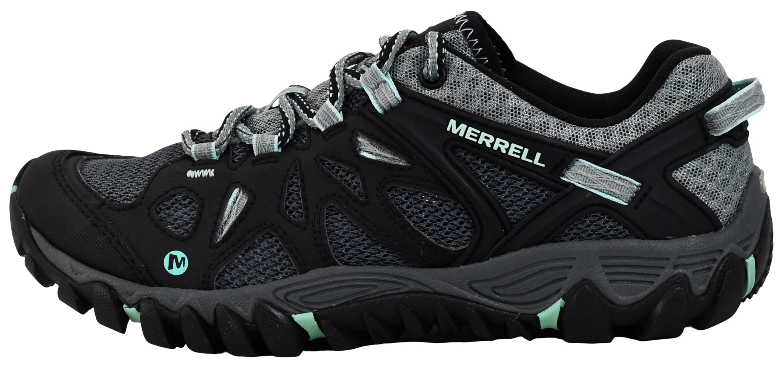 Merrell Women's All Out Blaze Aero Sport Hiking Water Shoe,Black/Aventurine,6 M US