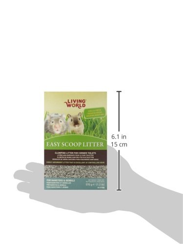 Living World Hamsters/Gerbils Easy Scoop Litter, 1.2-Pound