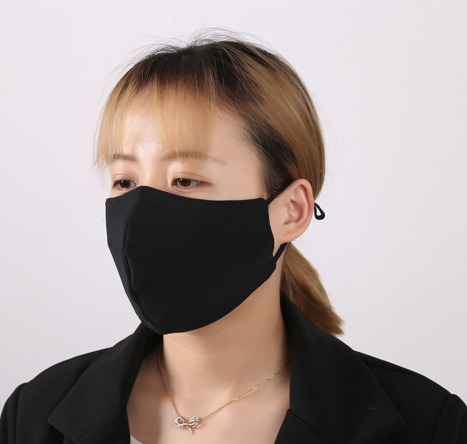 Ligart 2 Packs Breathble Sports Face Mask Lightweight Thin Reusable Washable Exercise Athletic Masks for Workout,Sun UV Protection