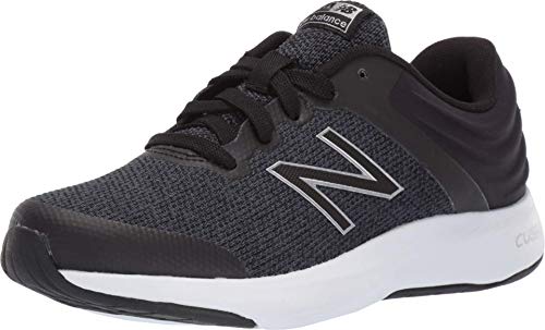 New Balance Women's Ralaxa V1 Walking Shoe, Black/Silver Metallic/White, 7 W US