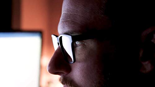 Modern Carry Blue Light Computer Glasses - Great for Gaming, Remote Workers, Men & Women, Sylish Glasses, Increase Your Digital Performance While Blocking Harmful Screen Light & Glare, (Black)