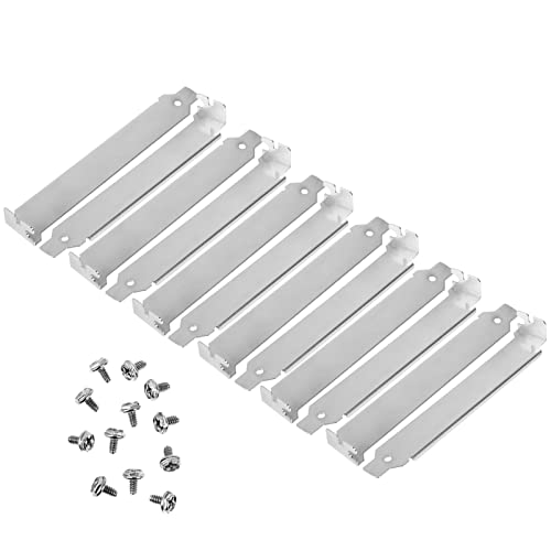 SOLUSTRE Computer Part Expansion Blank Plate 12pcs PCI Slot Blanking Plate Computer Case Blank Computer Blanking Plate for Computer Cases Supply with Screws Pci L Blank Bracket Computer Accessories