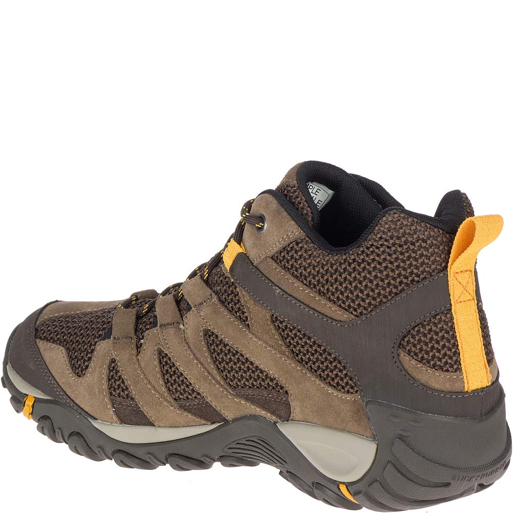 Merrell mens Alverstone Mid Wp Hiking Boot, Merrell Stone, 13 Wide US