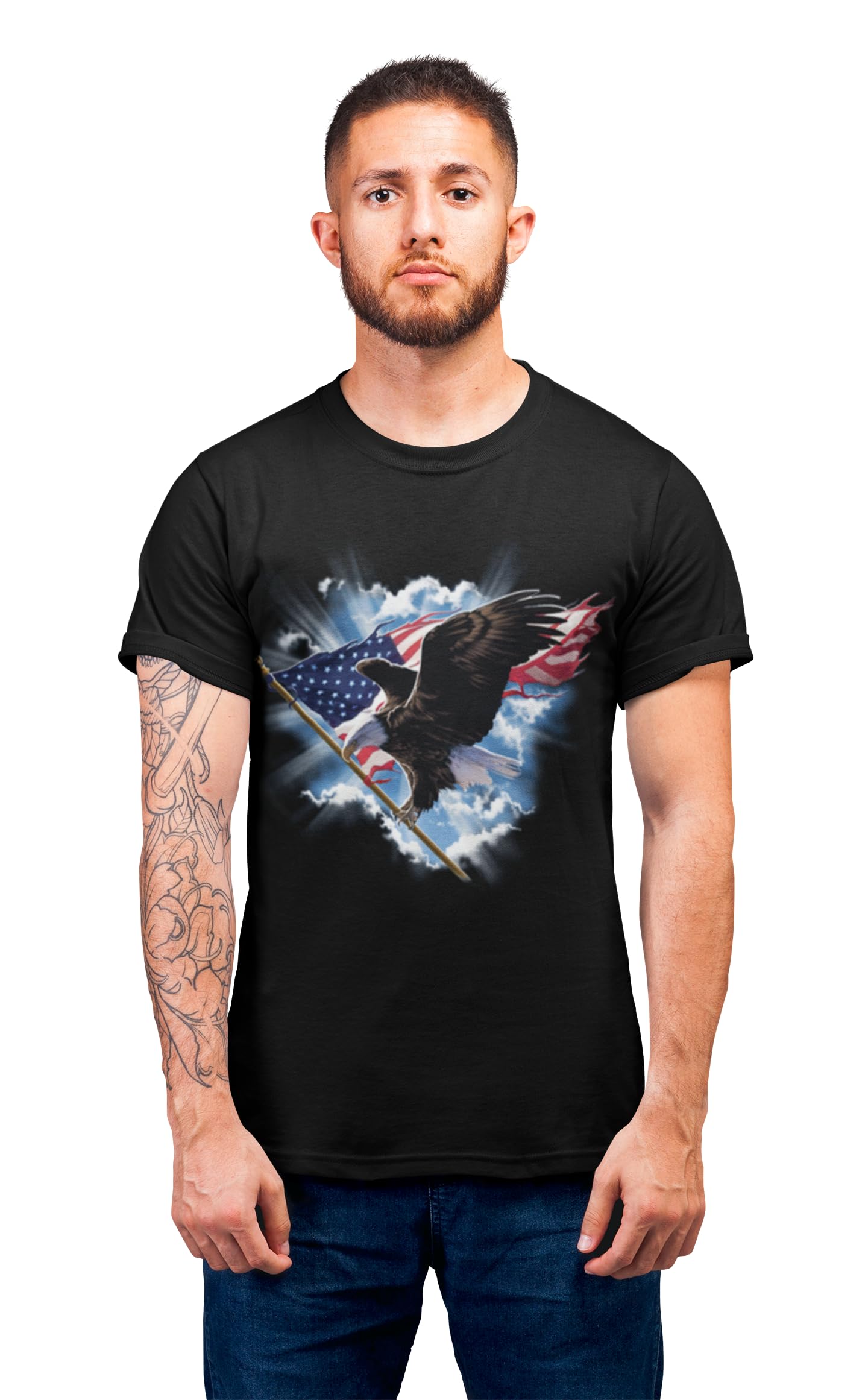 Lucky Ride T-Shirt The Few The Proud The Marines Marine shirt, Royal blue, X-Large