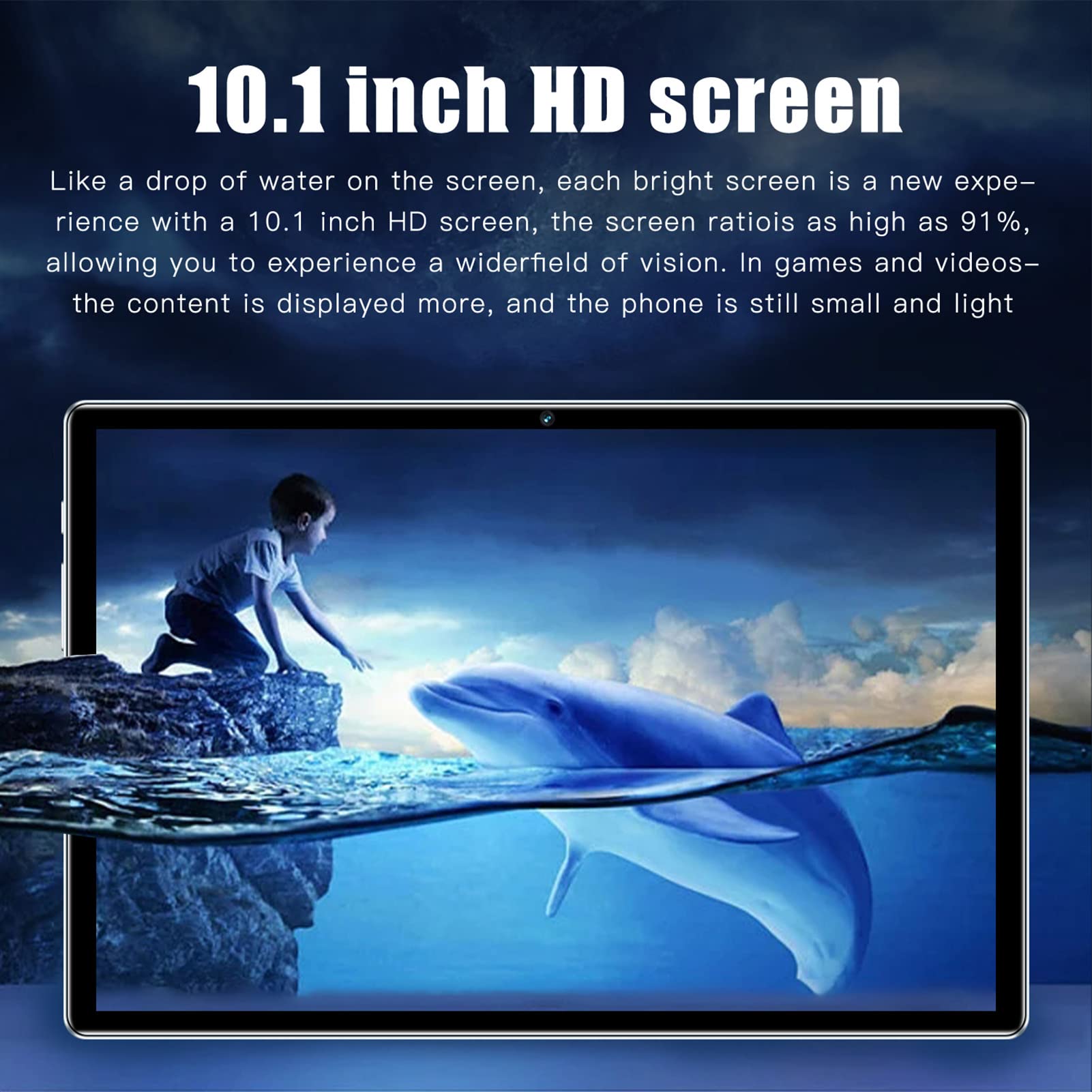 Tablet 10.1 Inch Android 11 Tablets, 4GB RAM 128GB ROM Octa Core Tablets with Dual Cameras, 128GB Expandable, Dual Card Slot Dual WIFI, Large Capacity Battery, 5MP Front and 8MP Rear Cameras(Green)