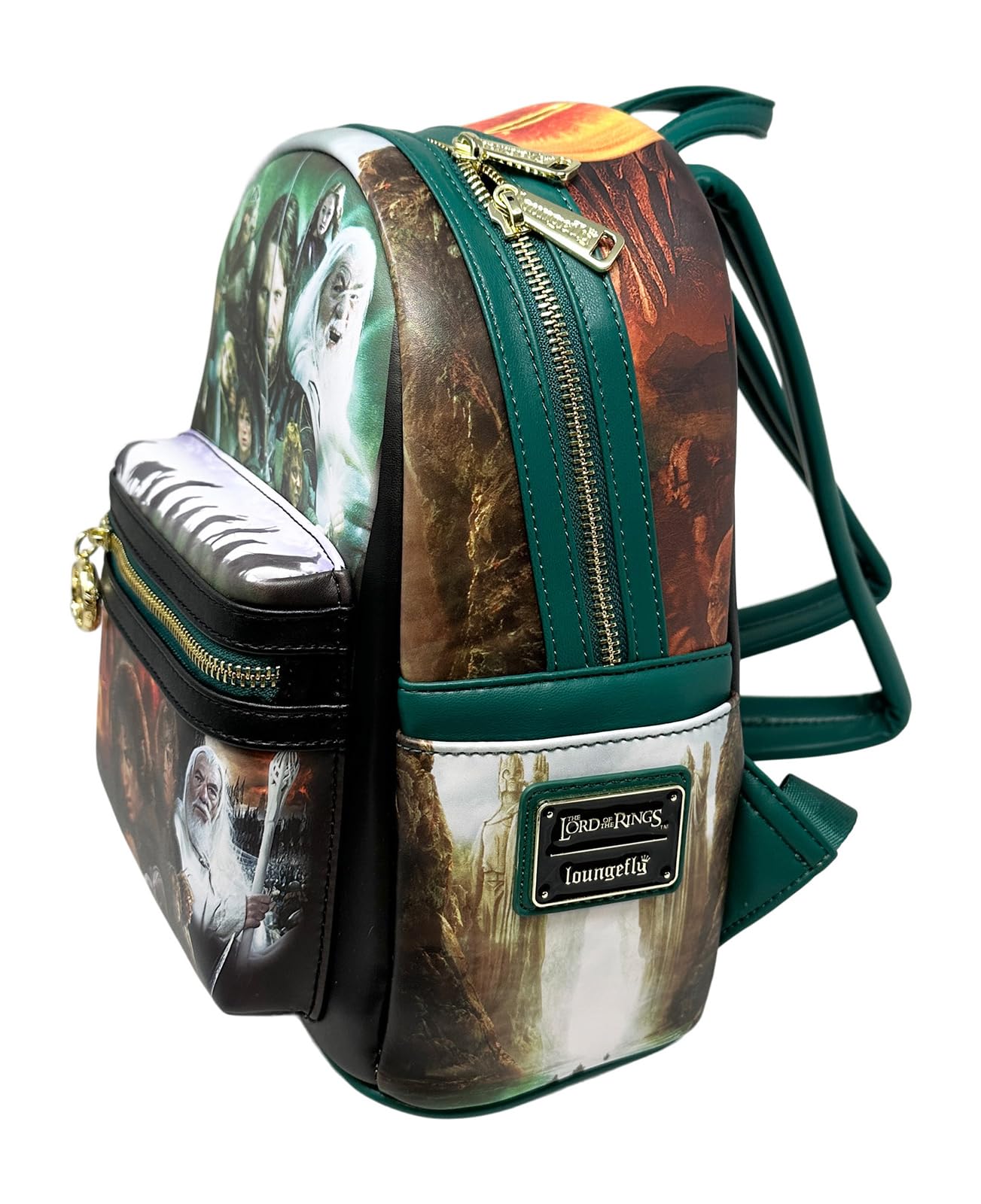 Loungefly Lord of the Rings LOTR Movie Collage Womens Double Strap Shoulder Bag Purse