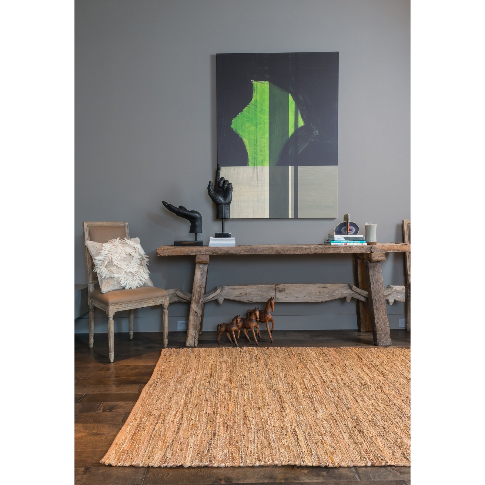 Loloi Edge Collection ED-01 Brown 2'-3" x 3'-9" Accent Rug