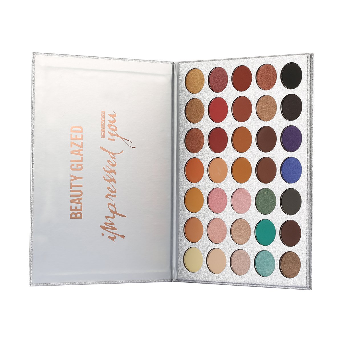 MYUANGO Eyeshadow Palette Matte And Shimmer Professional 35 Color Eye Shadow Cosmetic Impressed You Highly Pigmented Natural Nude Naked Eye Makeup palette