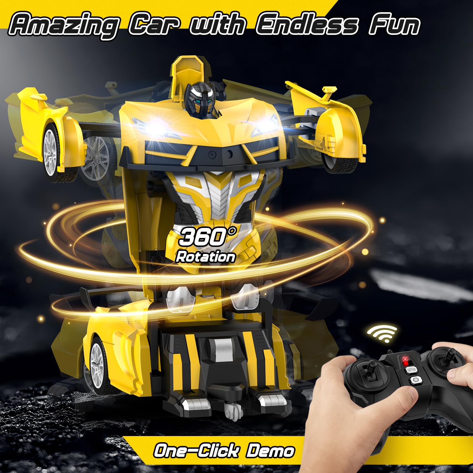 Qumcou Transform Toys for 3 4 5 6 Year Old Boys