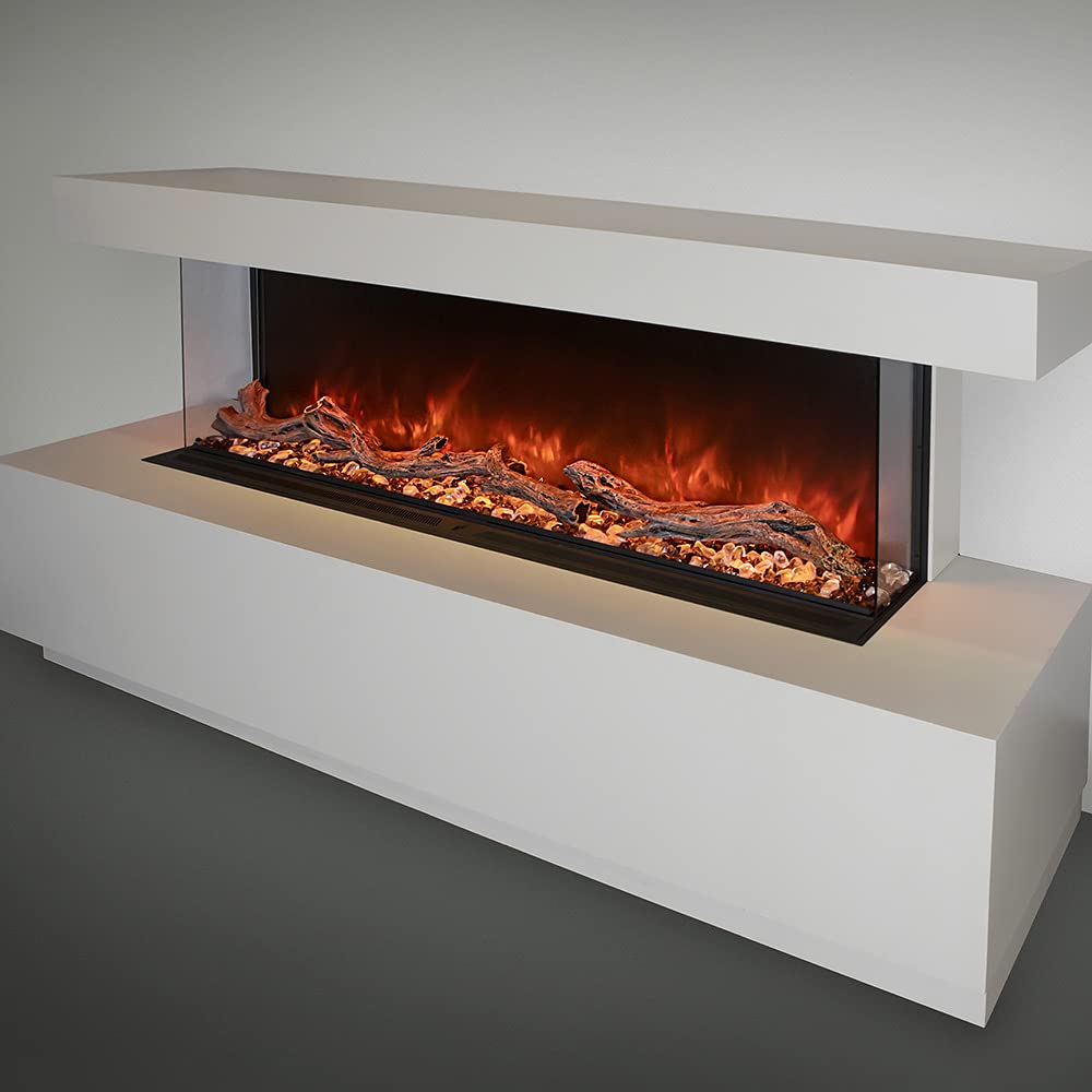 Modern Flames Landscape Series Pro MultiView 3-Sided Wall Mount/Built-In Electric Fireplace (LPM-4416-TH-WTC/LP), 44-Inch, Wireless Thermostat & Full Wall Control