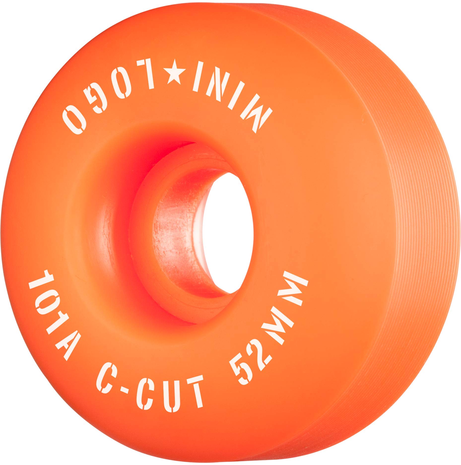 Mini Logo C-Cut '2' 101A Skateboard Wheels, 52mm, Orange