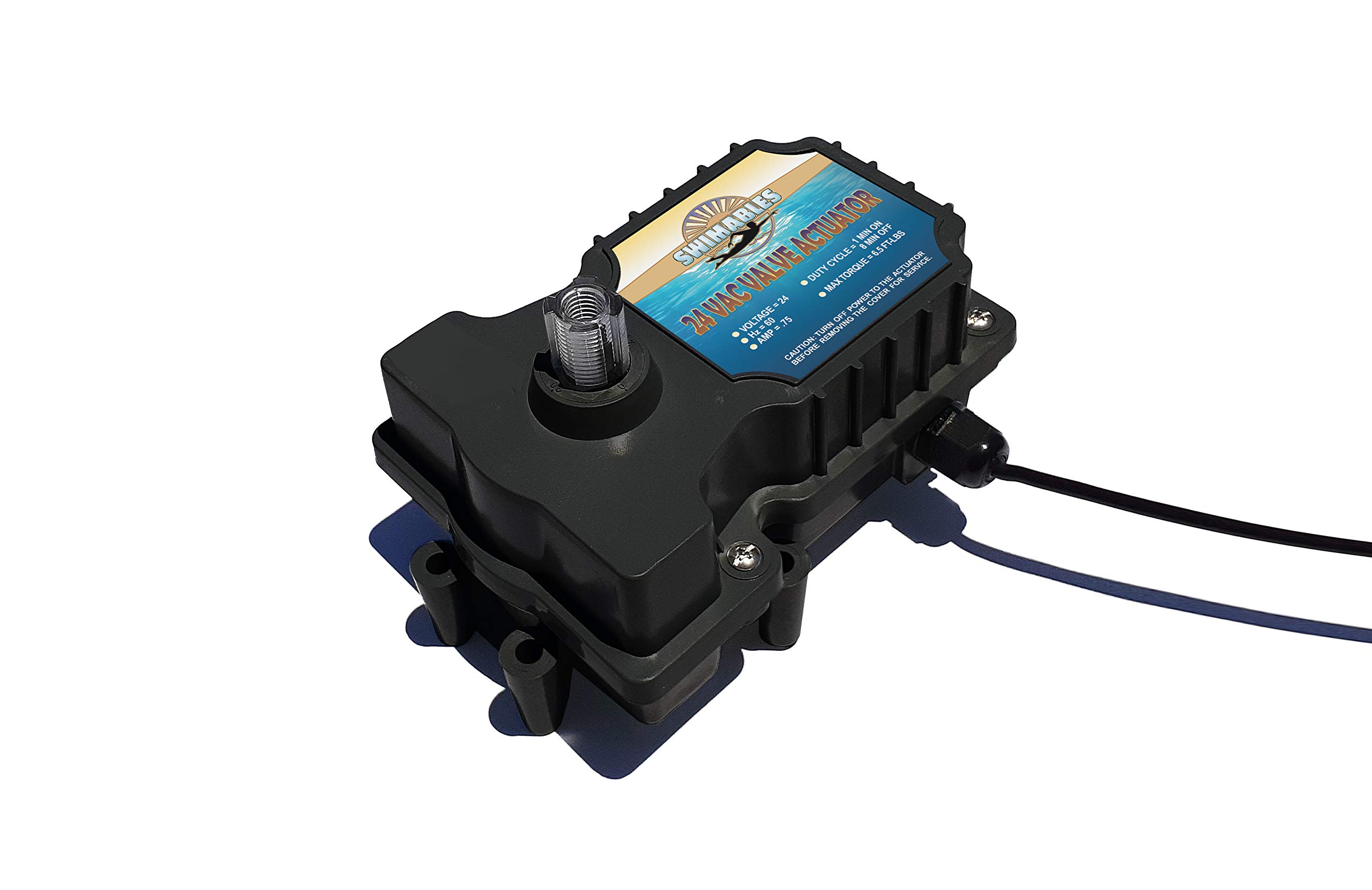 Swimables 180 Degree Rotation 3-Port 24 Volt AC Universal Valve Actuator Replacement for Pool and Spa Automation Systems