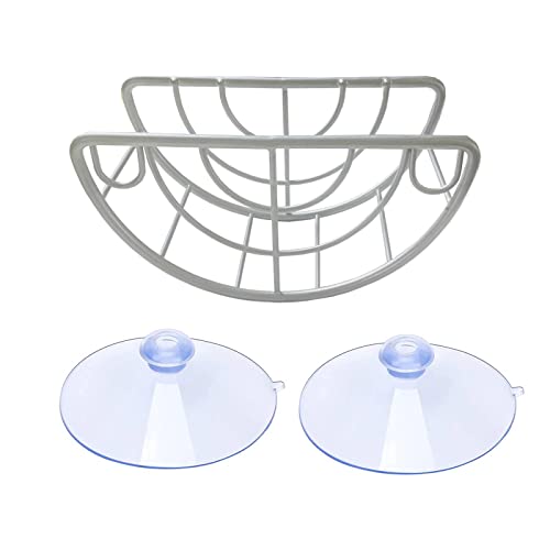 YeeBeny Kitchen Sink Suction Holder, Suction Cup Sponge Holder, Sponge Caddy - Suction Sponge Holder, Sink Organizer for Kitchen and Bathroom, Universal for Sponges and Scrubbers
