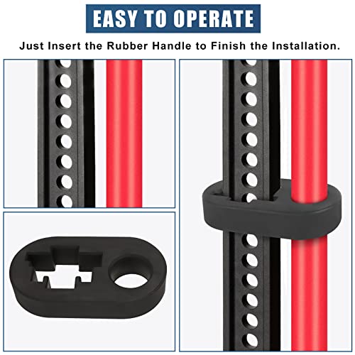 TaoTazon Handle Keeper, Rubber Hi Lift Jack Accessories, Rust-Resistant Hi-Lift Jack Handle Keeper, Upgrade Handle Bar Protector for High Lift Jack in Place