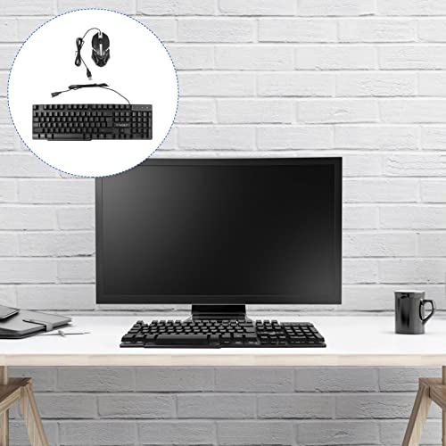 SOLUSTRE Laptop Wireless Mechanical Keyboard Computers Laptops 1 Set Cool Gaming Keyboard Backlit Keyboard Backlit Keyboard Keyboard and Computer Keyboard Wired Computers Laptops Typewriter Keyboard