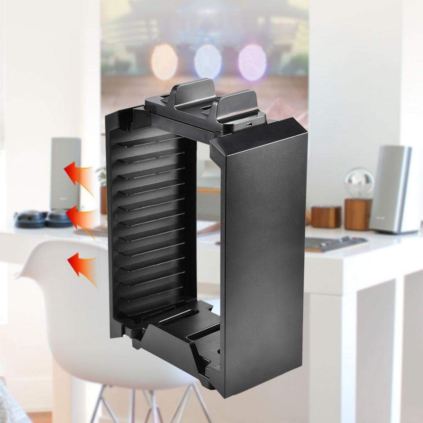 Okuyonic Storage Holder, Durable Easy Installation Console Stand for Console