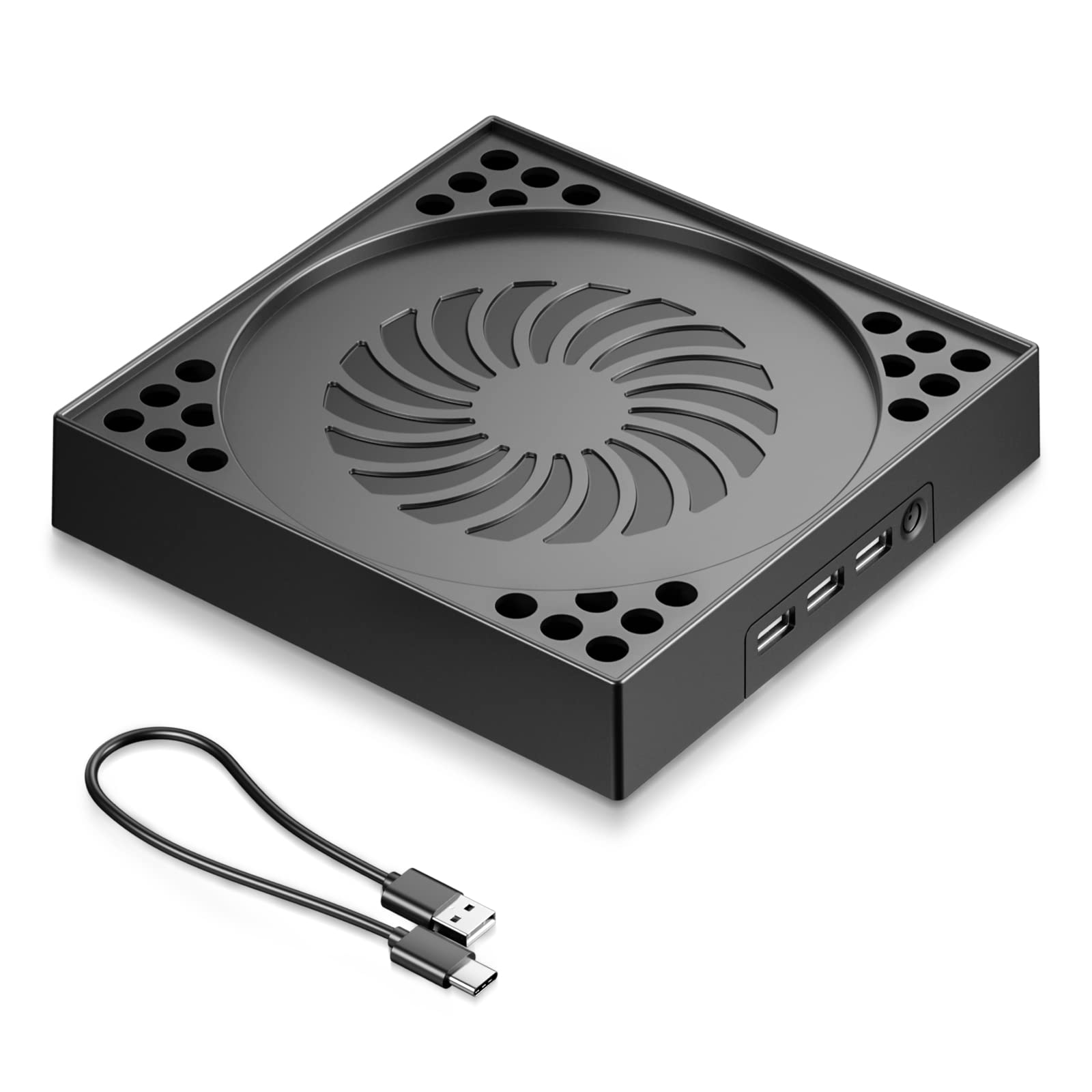 TESSGO Xbox Series X Cooling Fan with 4000-5300 RPM, Low Noise Console Cooler Turbo Temperature Control Fan Standing Mount Cooling System for XSX