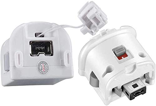 NOPOINO Wii Motion Plus Adapter - Remote Motion Plus Sensor Accelerator Compatible with Wii Remote Controller (White 1 pcs)