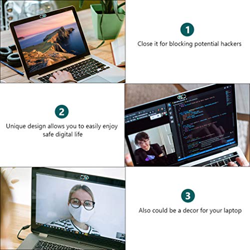 SOLUSTRE Phone Stickers Desktop Camera Desktop Camera LED Tablet 3pcs Chic Web Camera Cover Computer Tablet Webcam Slider Privacy Lens Cover Led Tablet Tablet para Niños
