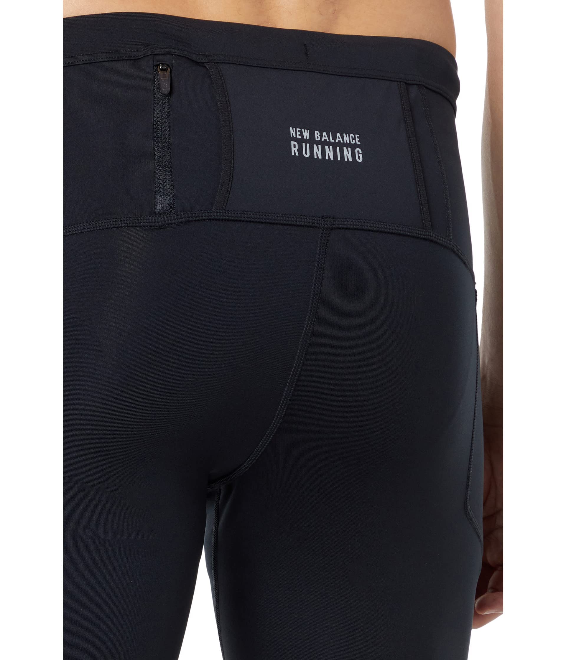 New Balance Men's Impact Run Tight, Black, Large