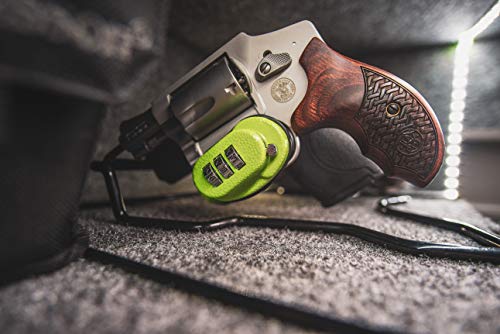 Lockdown Combination Trigger Lock with Non-Marring, California DOJ Approved Design and Heavy Duty Construction for Secured Storage of Rifles, Pistols or Shotguns