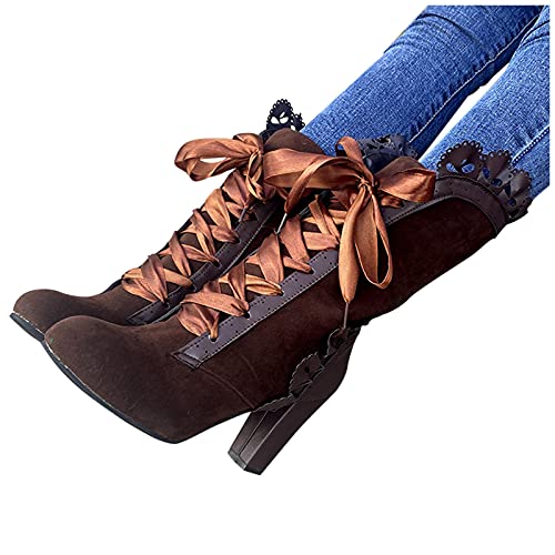 YfiDSJFGJ black leather shorts boots 2023 ankle stone pattern short ladies rhinestone high heel pointe toe comfortable garden boot cowgirl boots knee high