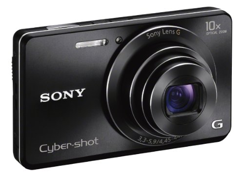 Sony Cyber-shot DSC-W690 16.1 MP Digital Camera with 10x Optical Zoom and 3.0-inch LCD (Black) (2012 Model)