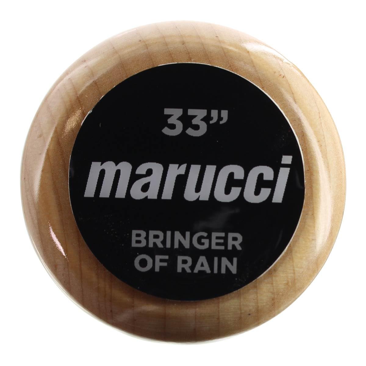 Marucci Josh Donaldson BRINGER OF RAIN Pro Model Maple Wood Baseball Bat, Natural/Black, 33"
