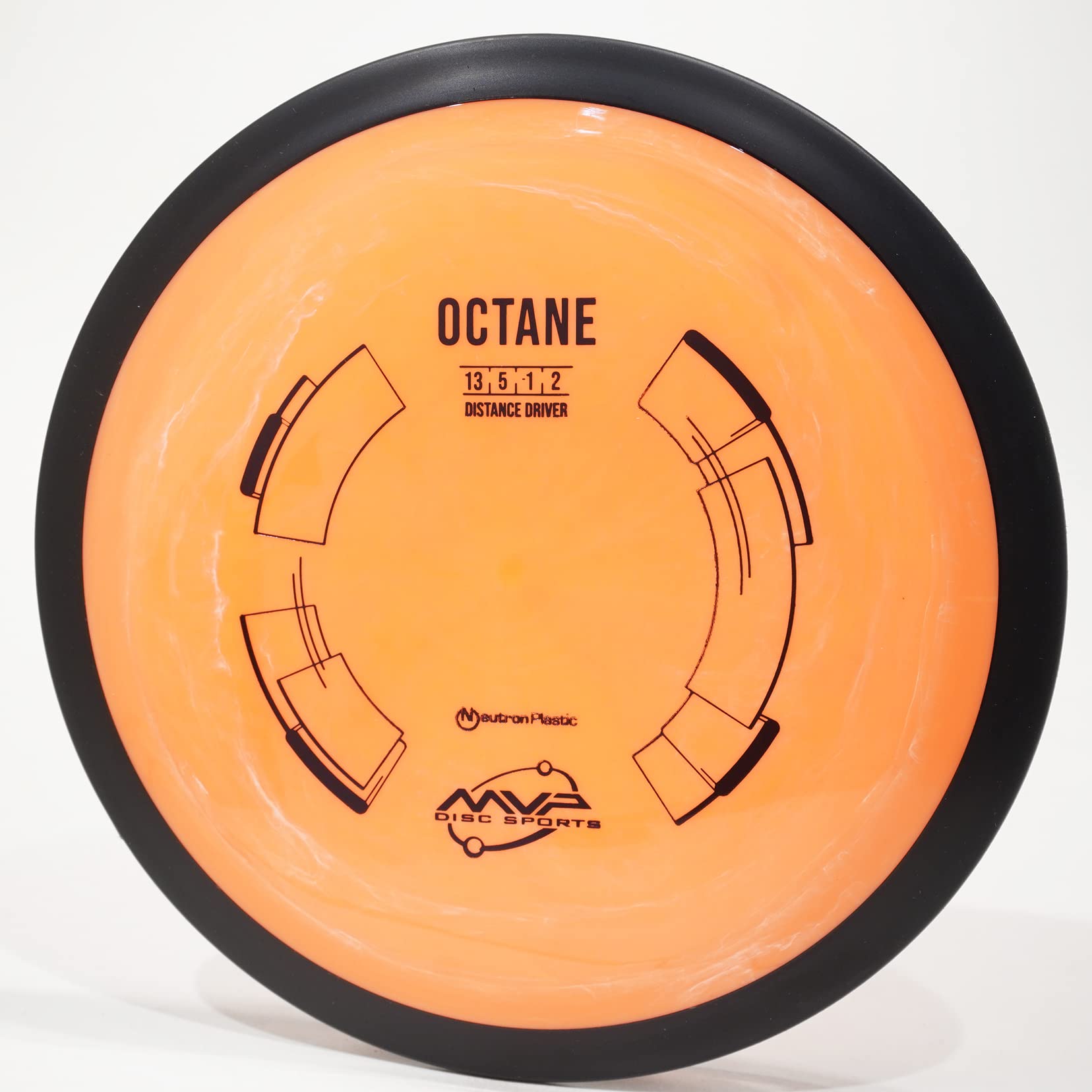 MVP Octane (Neutron) Distance Driver Golf Disc, Pick Weight/Color [Stamp & Exact Color May Vary] Orange 167-169 grams