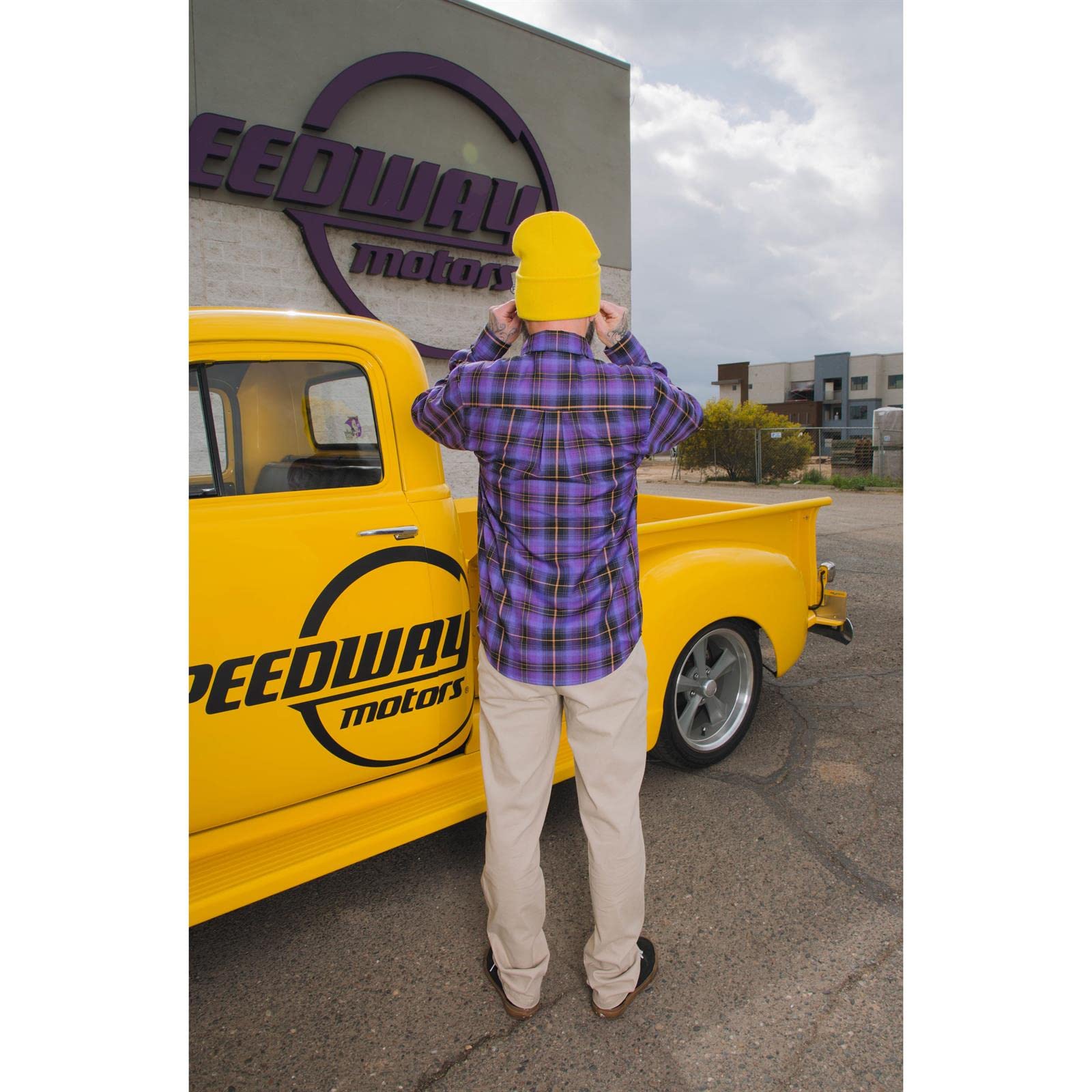 Speedway Motors x Dixxon Flannel Co. Purple Reign Flannel, XL