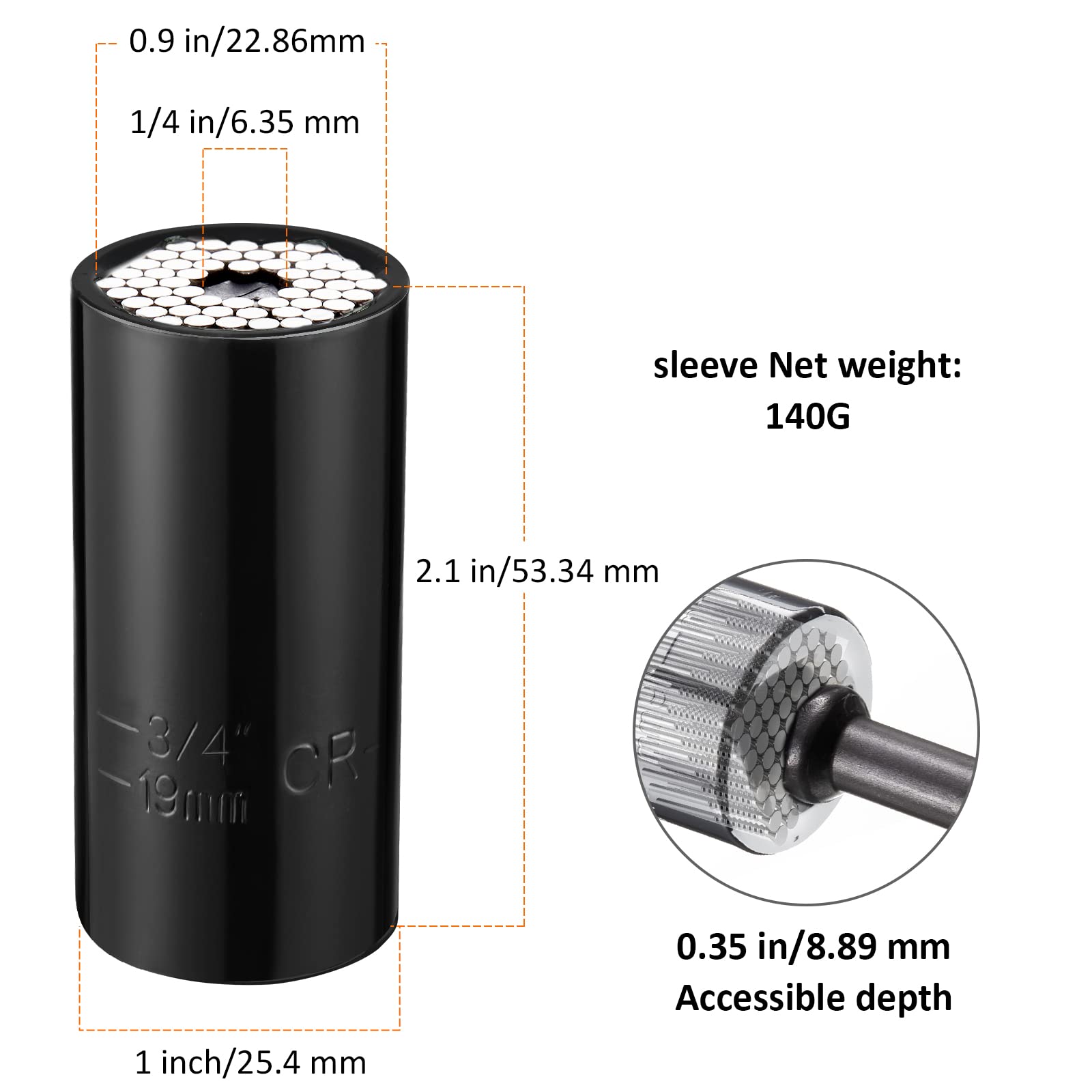 Tondiamo 30 Flexible Drill Bit Extension Hex Shank Rotatable Joint Socket 1/4, 3/8, 1/2 Inch Hex Adapter Socket Bendable Drill Bit Extension Screwdriver Drill Bit Holder 105 Degree Angle Drill Tool