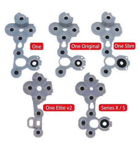 Silicone Conductive Button Pad Rubber Pads For Xbox One/Slim Controller Contact Key Button Pads For Xbox Elite Series X/S Gamepad Replacement Kit (Mix)