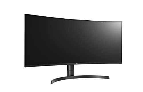 LG 34WL85C-B UltraWide 34” 21:9 Curved WQHD (3440 x 1440) IPS Display, sRGB 99% Color Gamut, HDR 10, Height / Tilt Adjustable Stand – Black