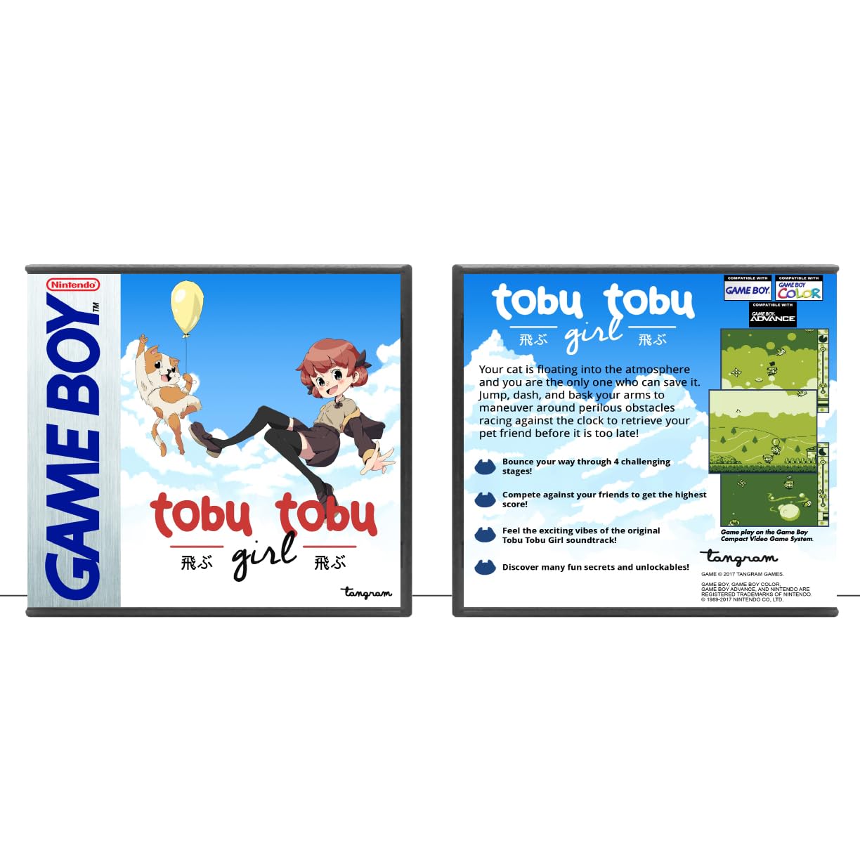 Tobu Tobu Girl | (GB) Game Boy - Game Case Only - No Game