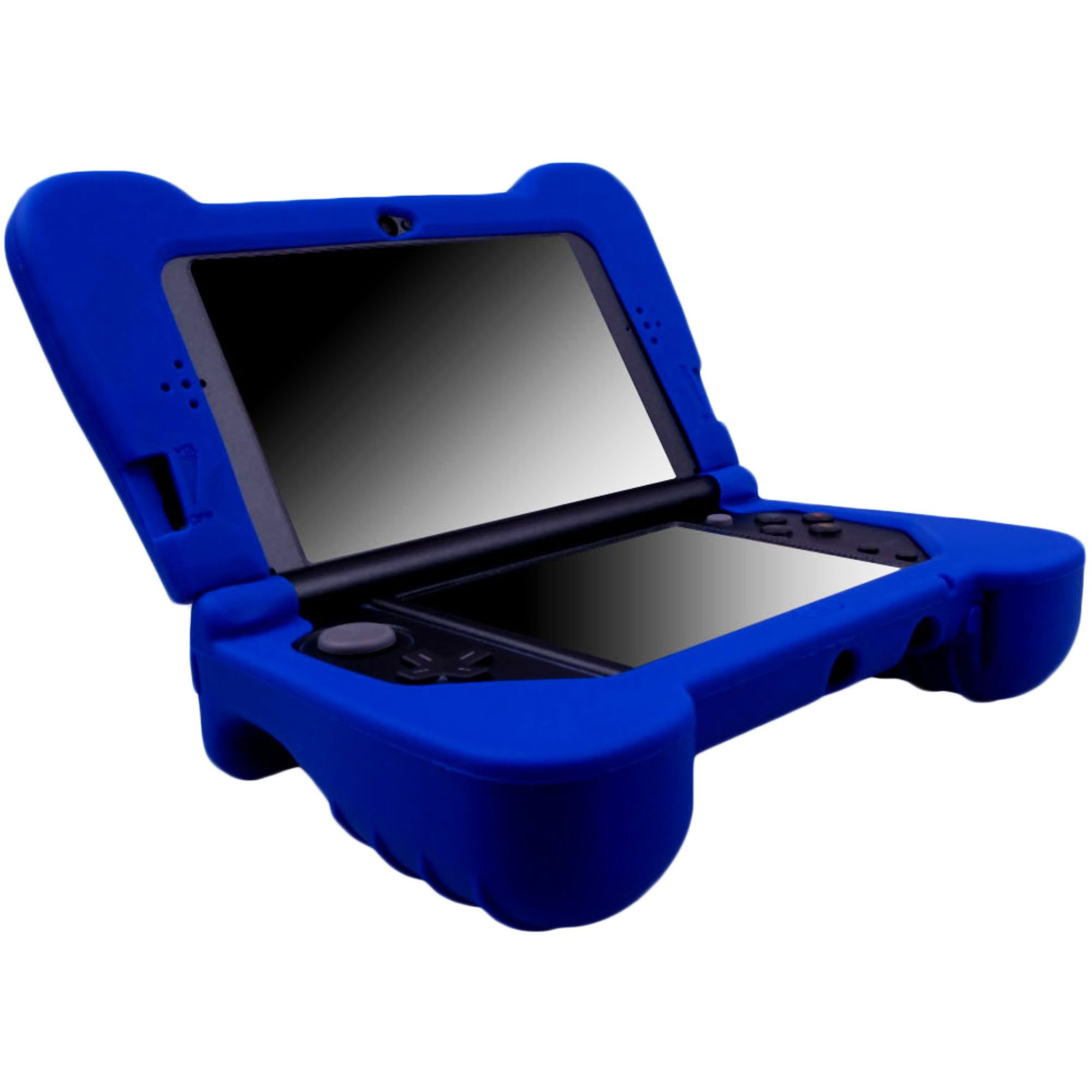 MXRC Silicone Rubber Cover Skin Case Anti-Slip Hand Grip Customize for Nintendo [NEW 3DS XL] x 1 Blue, Not for Old 3DS XL