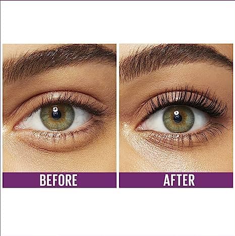 Mascara Waterproof, Voluptuous Volume Lash Mascara, Make Eyelashes Fuller and Longer 0.27 Ounce (Black)