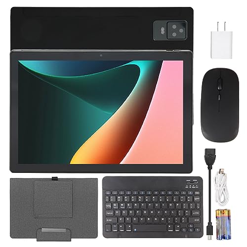 MAVIS LAVEN 2 in 1 Tablet, 3G Phone Call GPS Dual SIM Card Slots Office Tablet with Keyboard for School (US Plug)