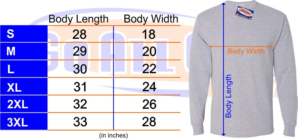 Small Athletic Heather Mens NASA Blue Meatball Left Chest Logo Long Sleeve T-Shirt