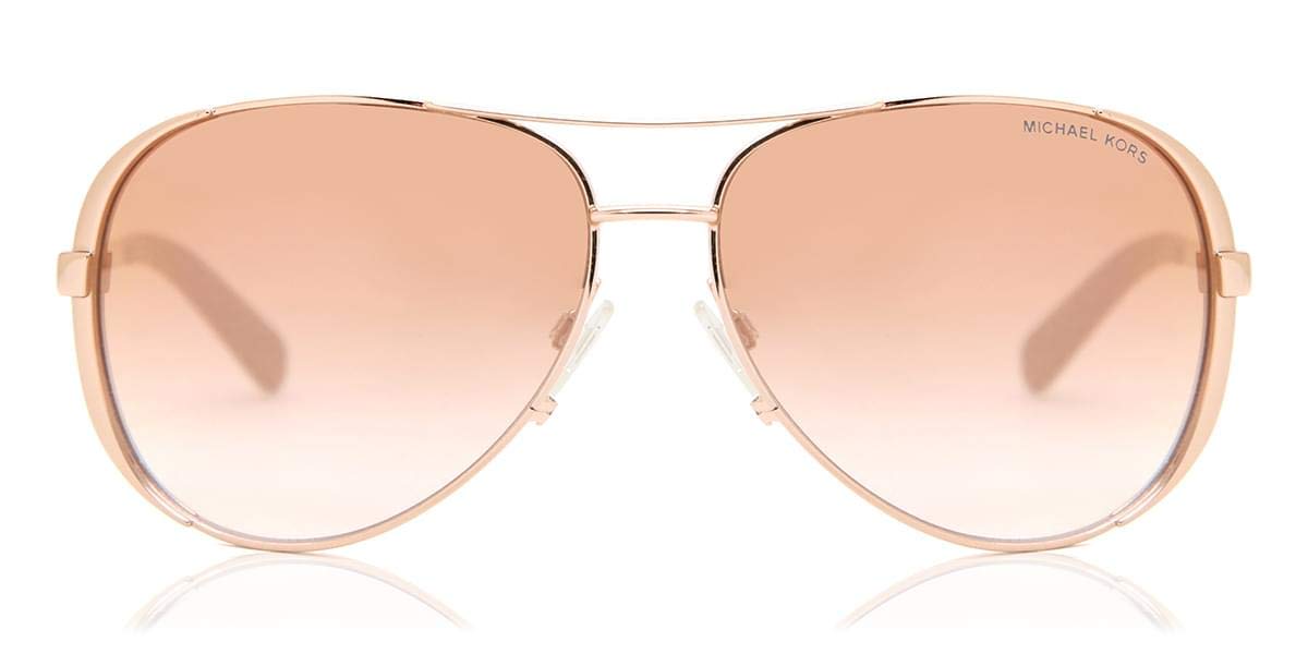 Michael Kors MK5004-11086F Sunglasses ROSE GOLD w/ROSE GOLD GRADIENT FLASH 59mm