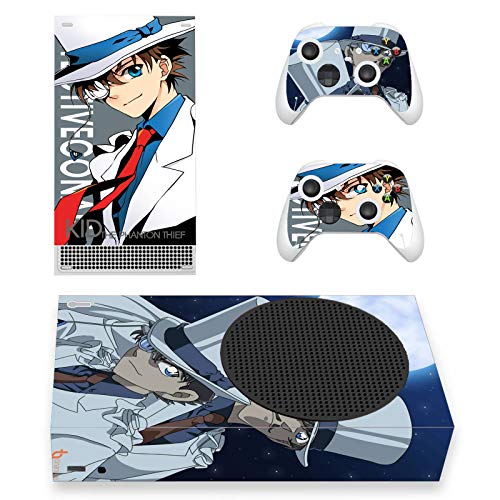 Super Detective Anime Game Console Series S Console and Controller Skin Set, Skin Wrap Decal Kit