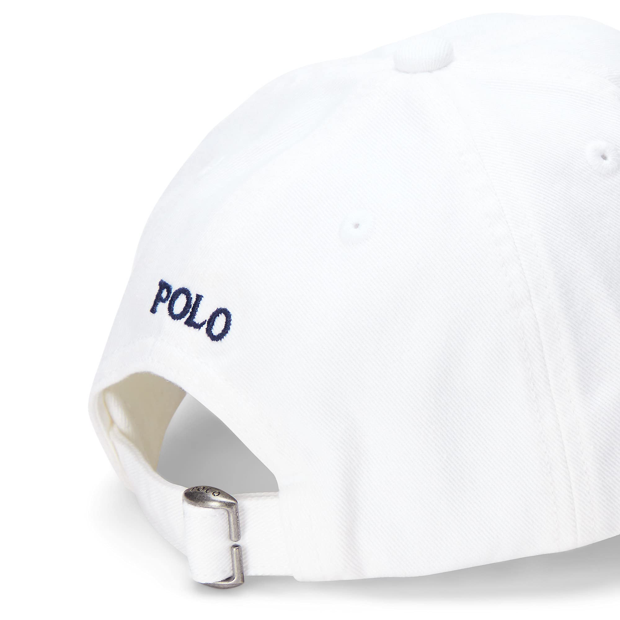 POLO RALPH LAUREN Little Boys Polo Bear Oxford Ball Cap (White(569180), 2-4T)