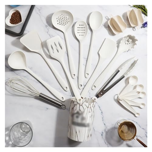 LMMDP Anti-scalding Handle Kitchen Utensils Set Kitchen Household Cooking