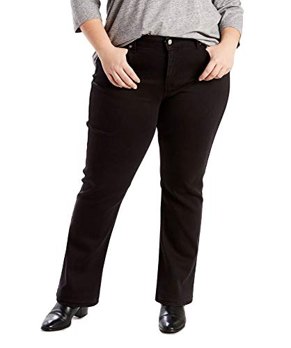 Levi's Women's Plus-size 414 Classic Straight Jeans, Maui Waterfall (Waterless), 35 (US 16) R