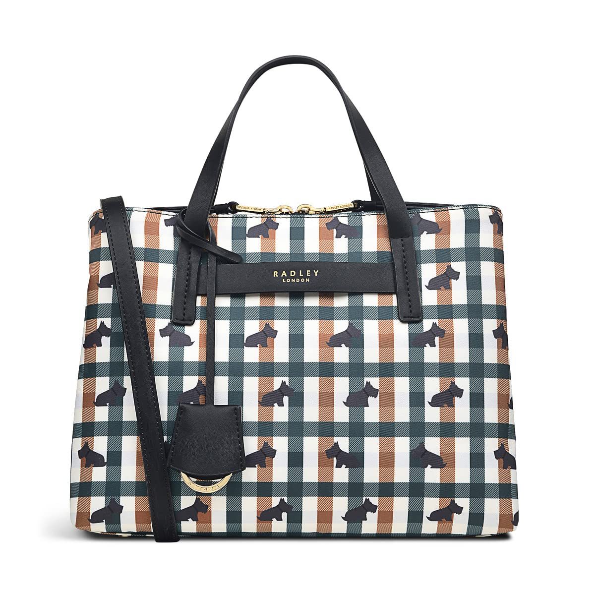 RADLEY London Finsbury Park - Checked Dog - Medium Ziptop Satchel