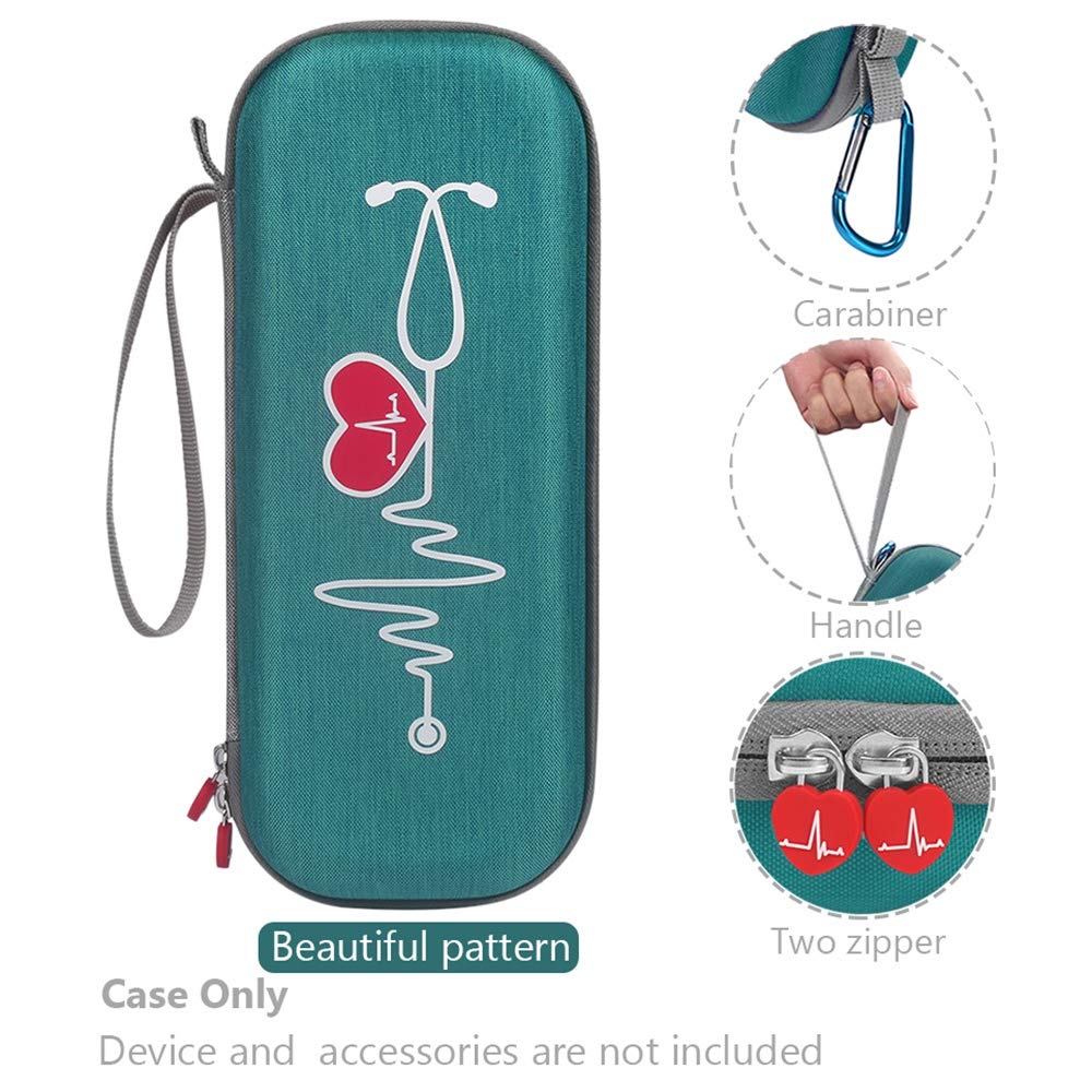 Trjgtas Storage Bag Carrying Case for Classic Iii Stethoscope Pouch Sleeve Box Protection Case(Green)