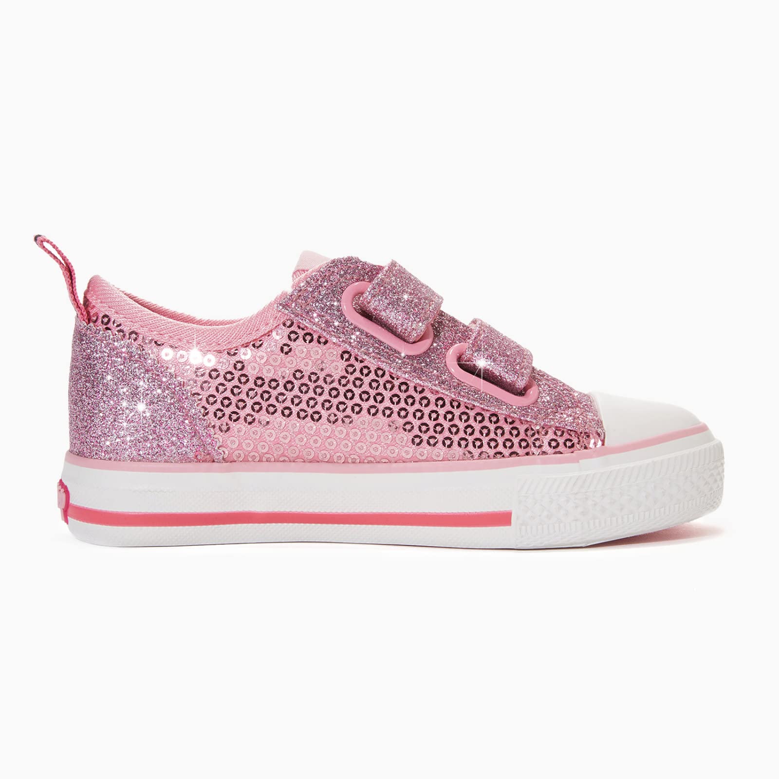 Weestep Toddler/Littke Kid Girls Glitter School Casual Sneakers Sequin/Pink 2 7 Toddler