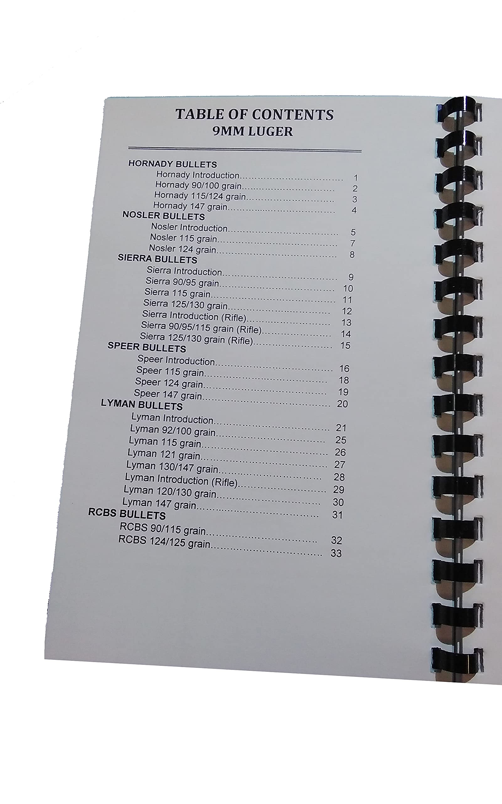 Loadbooks USA, Inc. The Complete Reloading Book Manual for 9mm Luger., 9MMLUGER